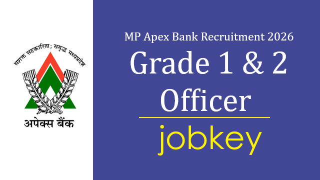 MP Apex Bank Officer Grade 1 And 2 Online Form 2026