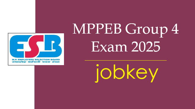 MPESB Group 4 Various Post Online Form 2025